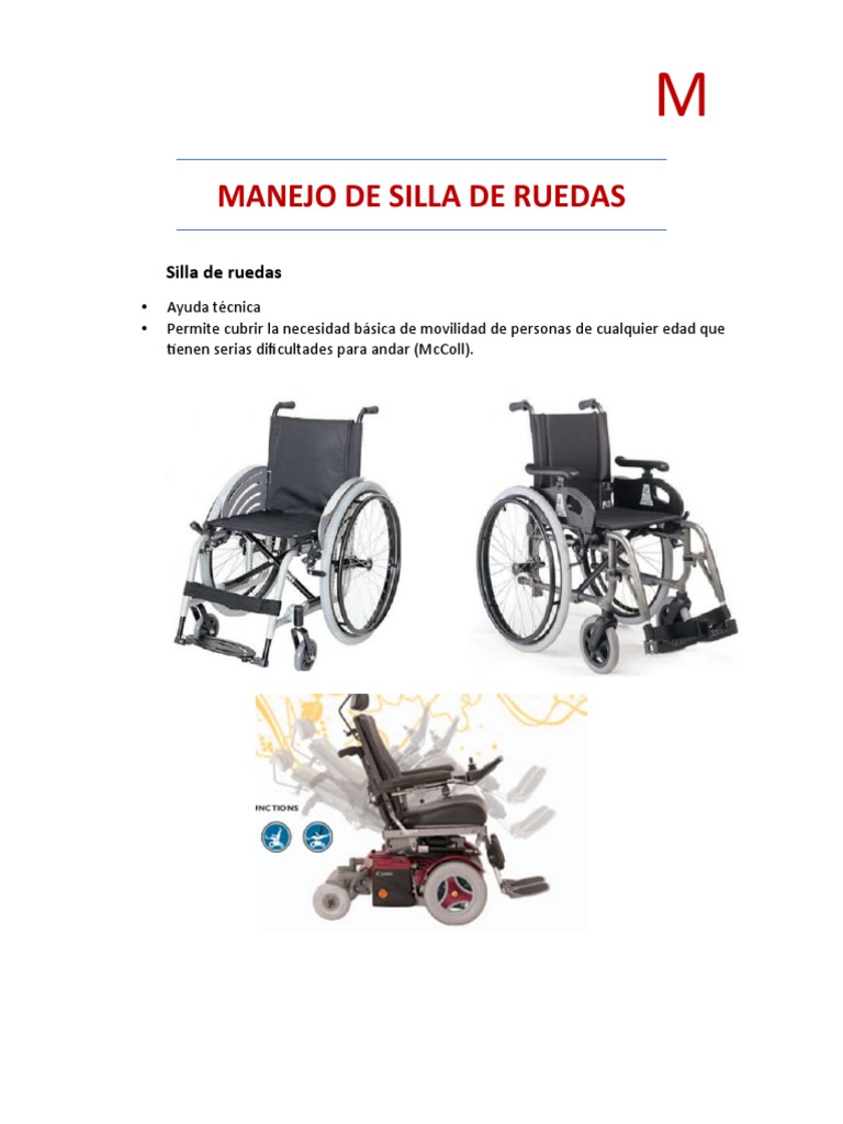Manejo de Silla de Ruedas | PDF