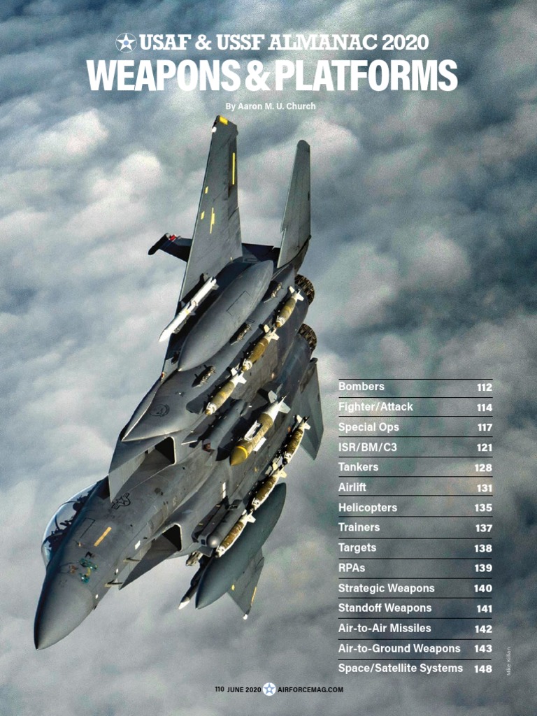 Weapons & Platforms: Usaf & Ussf Almanac 2020 | PDF | Lockheed Martin F ...