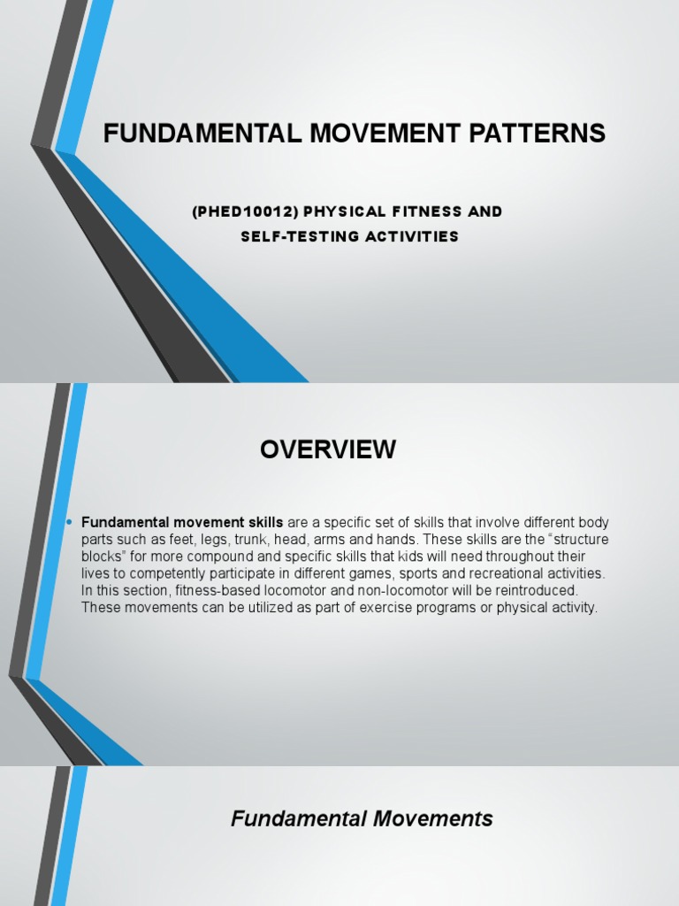 Fundamental Movement Patterns | PDF | Anatomical Terms Of Motion ...