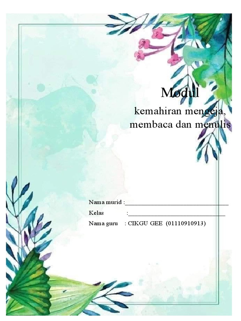 Muka Depan Modul | PDF