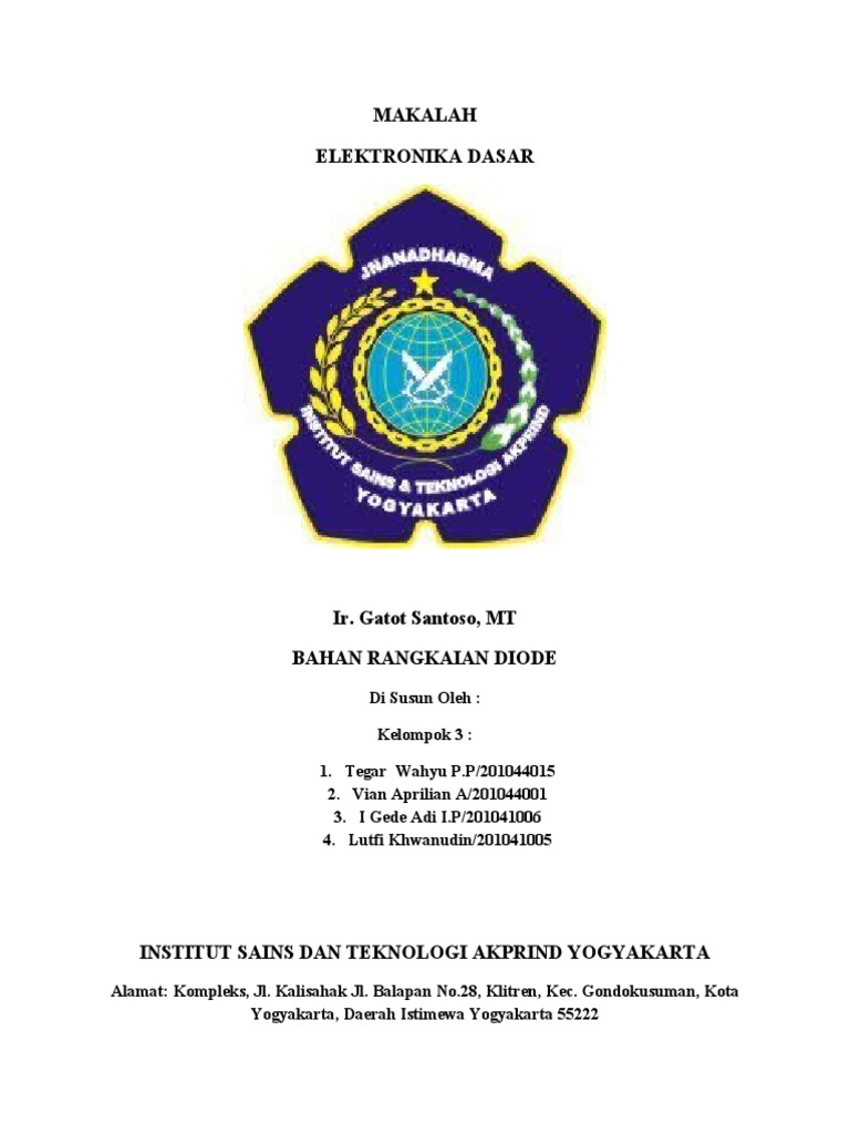 Rangkaian Dioda | PDF | Teknologi & Rekayasa