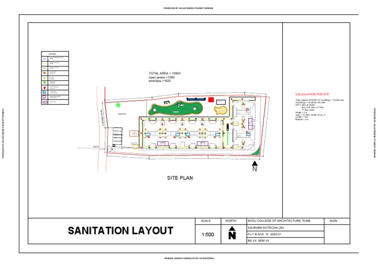 Sanitation Layout: Site Plan | PDF | Water Pollution | Waste Management