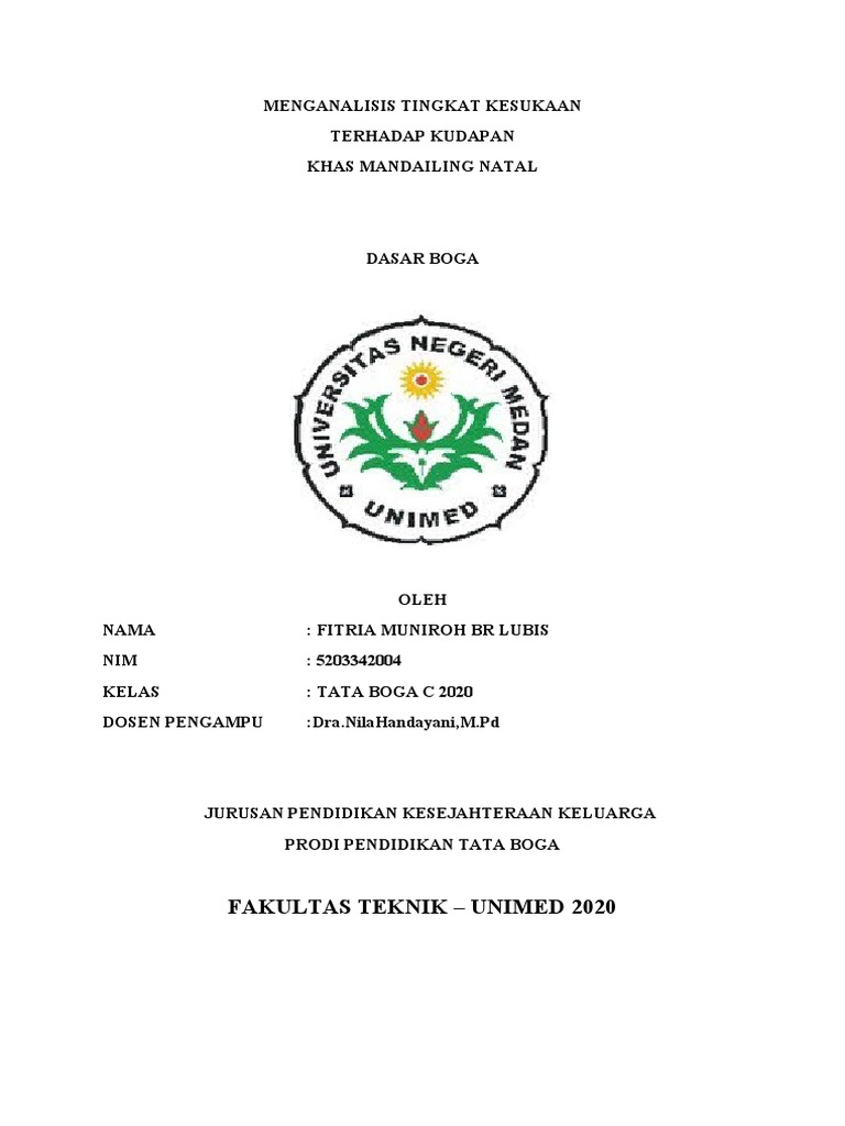 Miniriset Dasar Boga | PDF