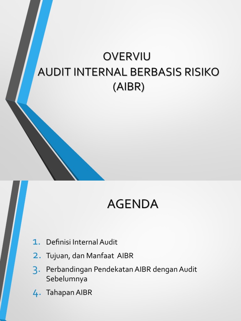 Perbandingan Pendekatan Audit Internal Berbasis Risiko dengan Audit Sebelumnya | PDF