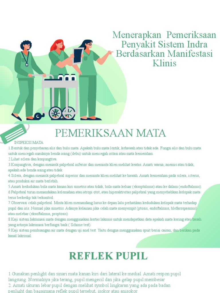Pemeriksaan Sistem Indra Mata | PDF