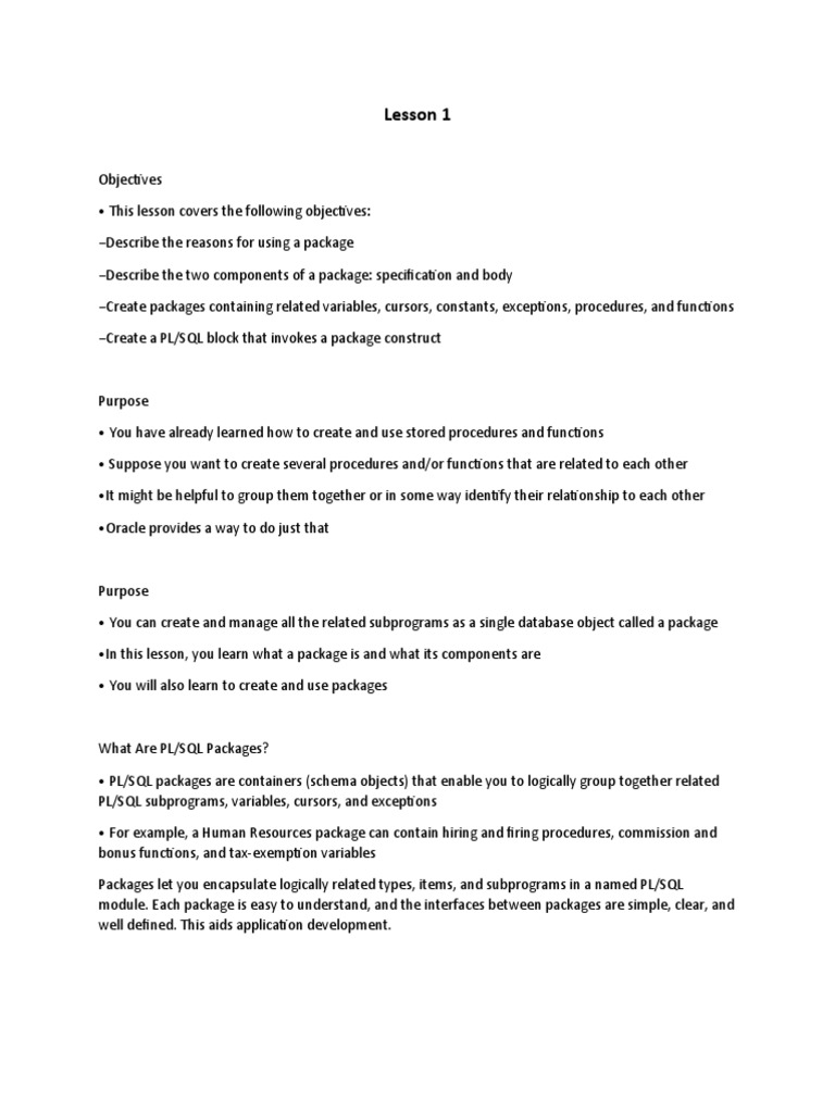 Section 10 DA 263 | PDF | Pl/Sql | Subroutine