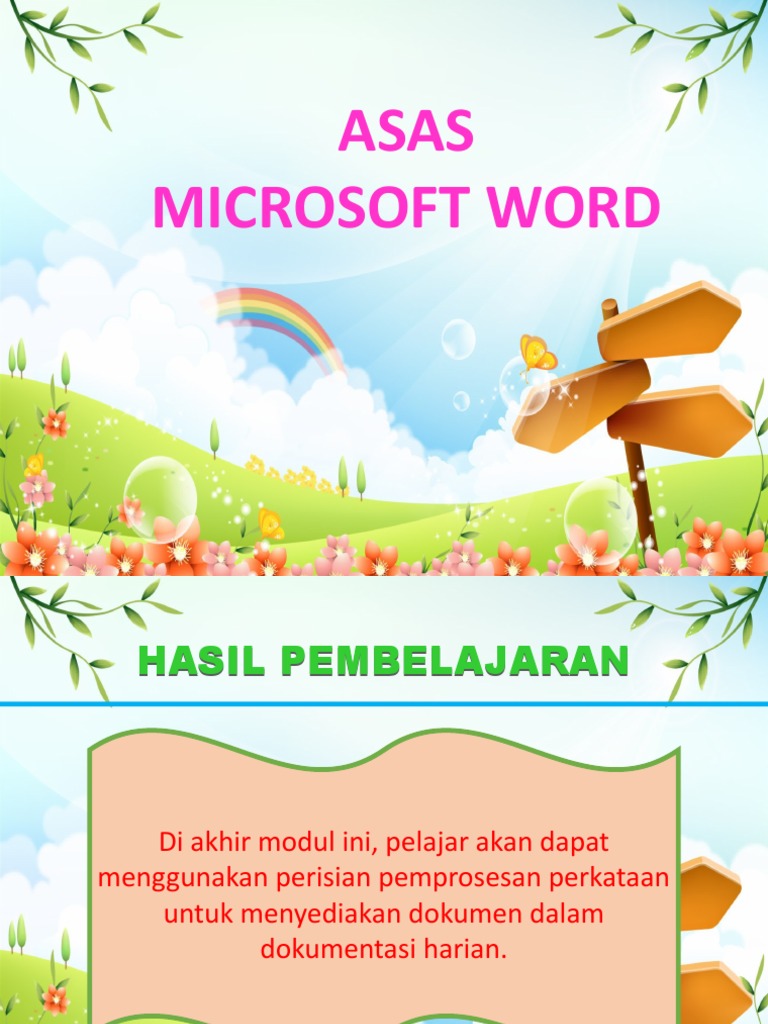 Nota Asas Microsoft Word | PDF