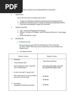 Semi Detailed Lesson Plan On Role Play and Improvs | PDF ...