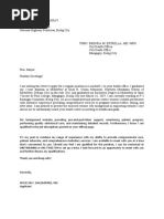 Application Letter | PDF | Midwife | Midwifery