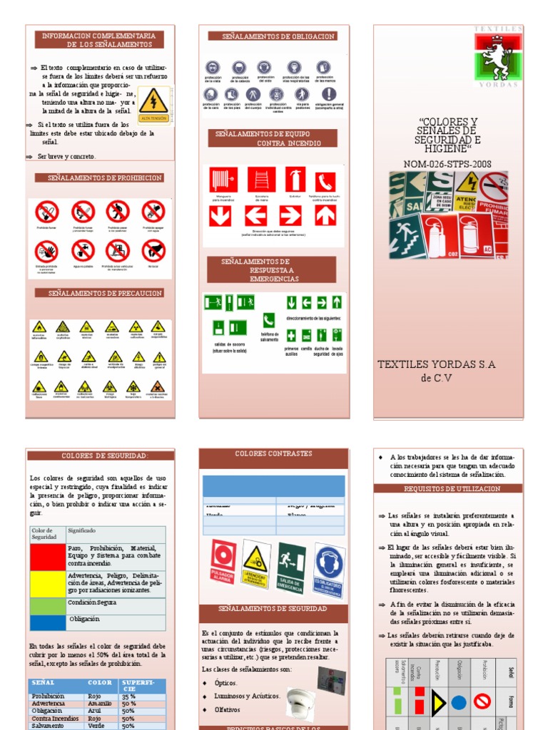Nom 026 Stps 2008 Colores y Señales | PDF | Blanco | Color