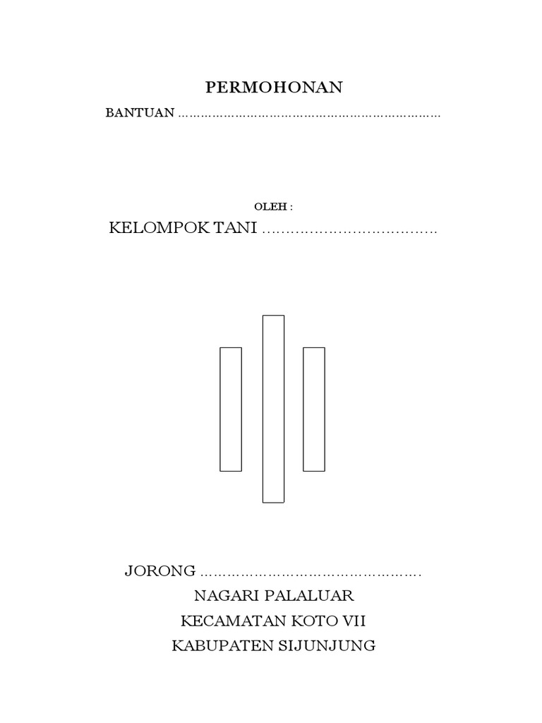 Proposal Pembukaan Jalan Usaha Tani | PDF