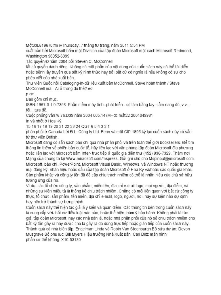 Code Complete 2 | PDF