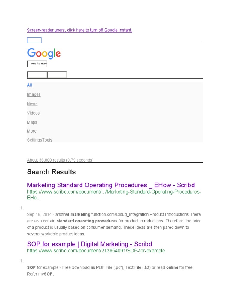 Digital Marketing SOP | PDF | Business