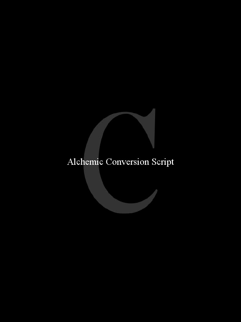 Alchemic Conversion Script | PDF | Copyright Infringement | License