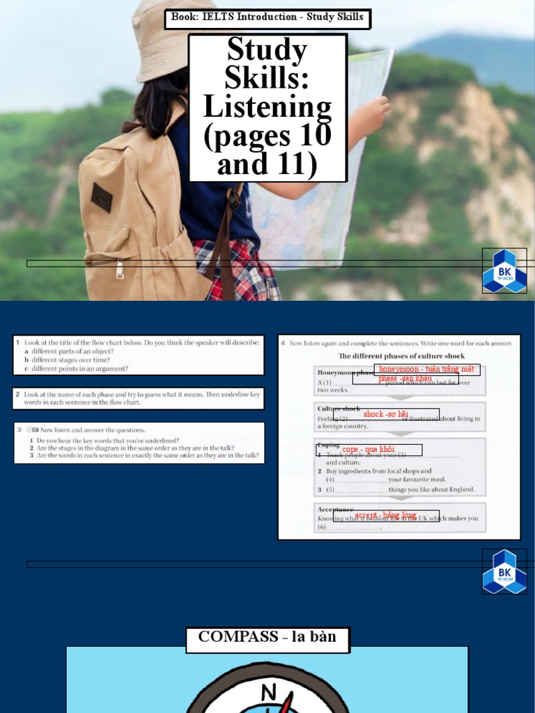 Study Skills: Listening (Pages 10 and 11) Study Skills: Listening ...