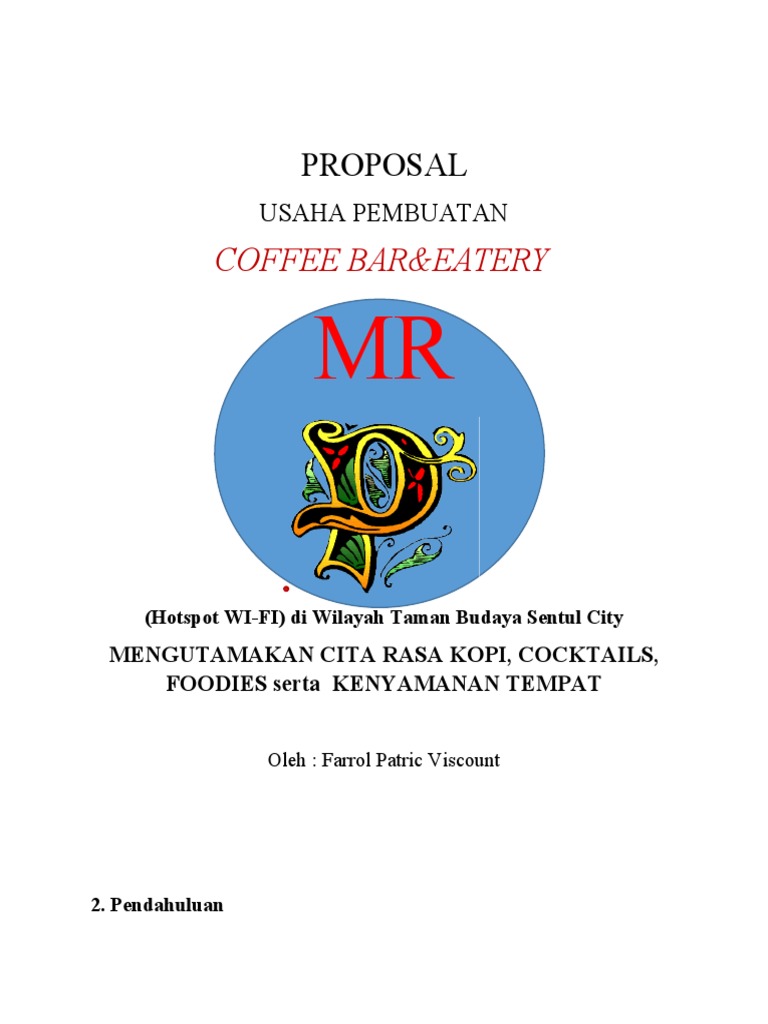 Proposal Cafe | PDF