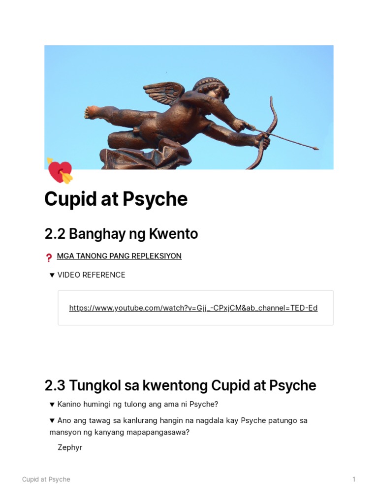 Cupid at Psyche | PDF