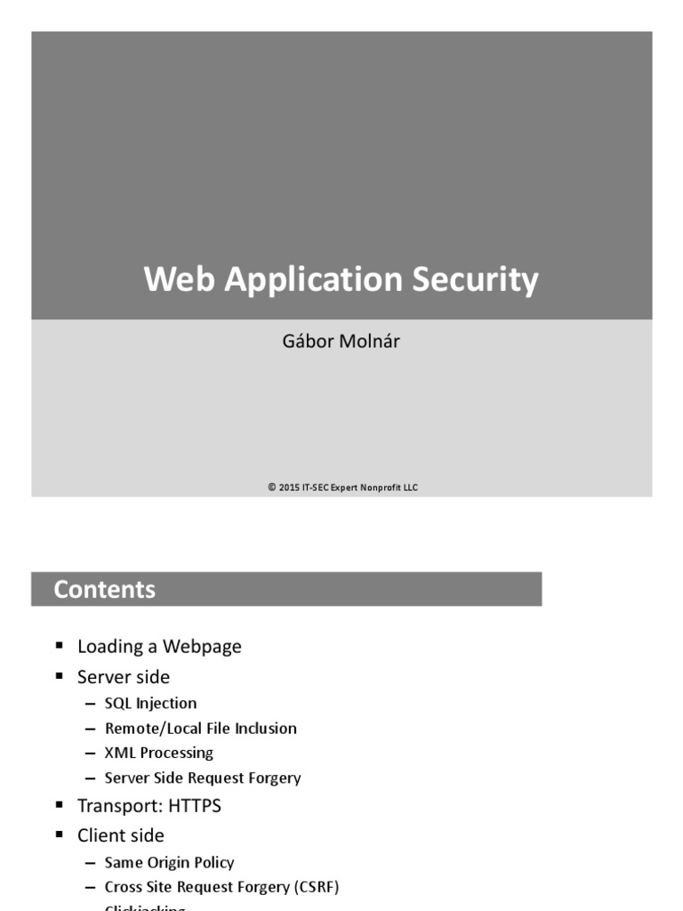 Web Application Security | PDF | Transport Layer Security | Http Cookie