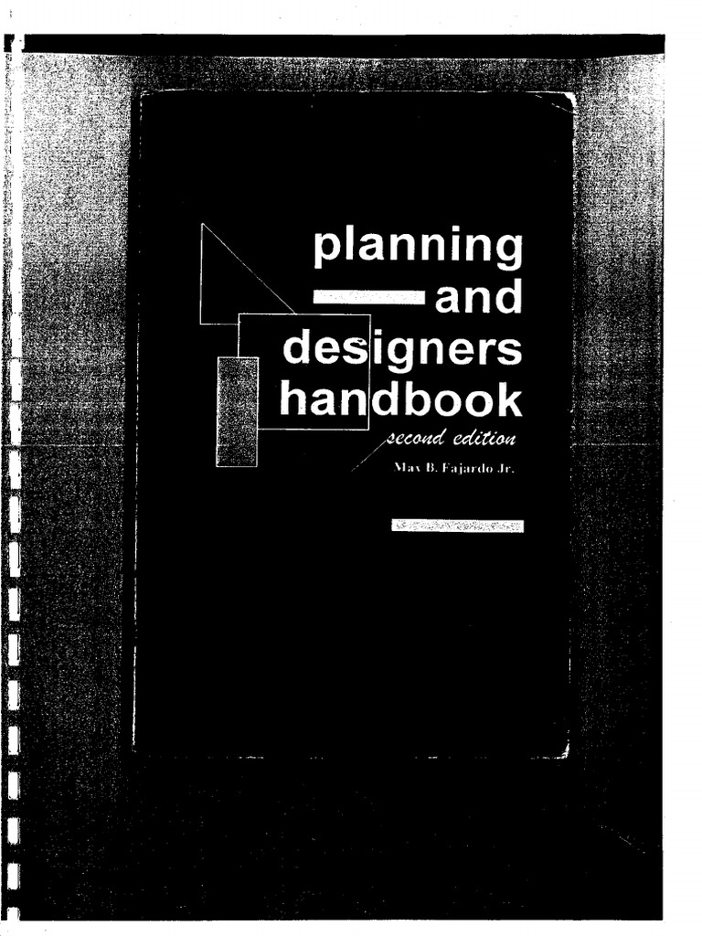 Planning and Designers Handbook by Max Fajardo | PDF