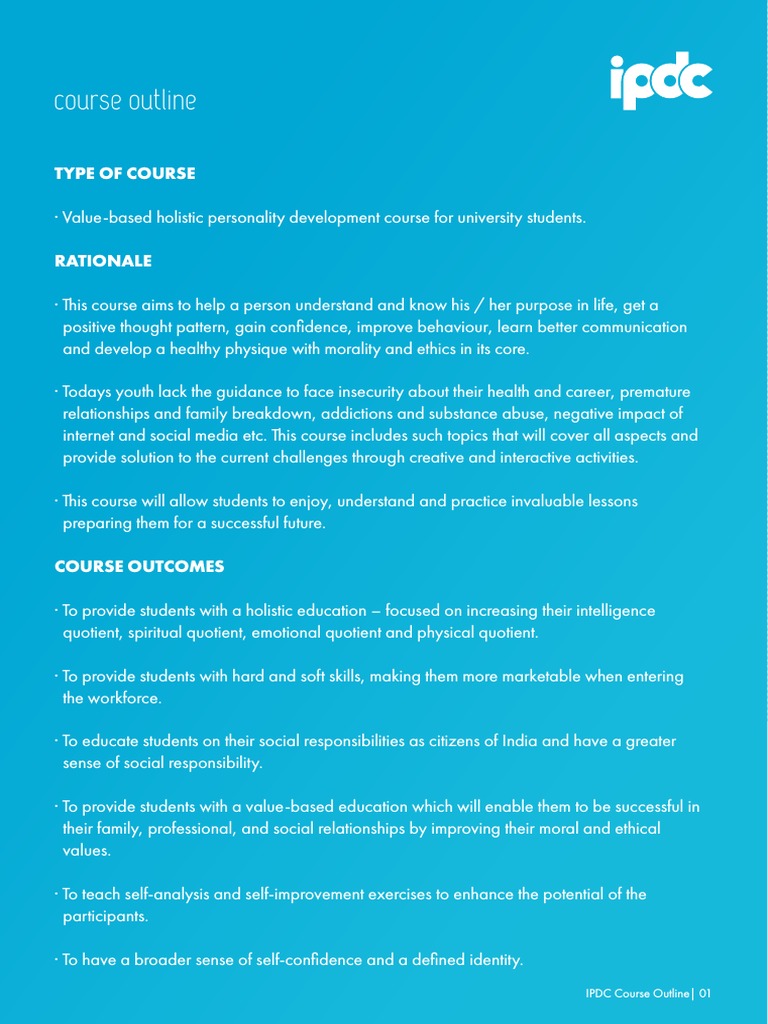 GTU Course Outline | PDF | Lecture | Academic Term