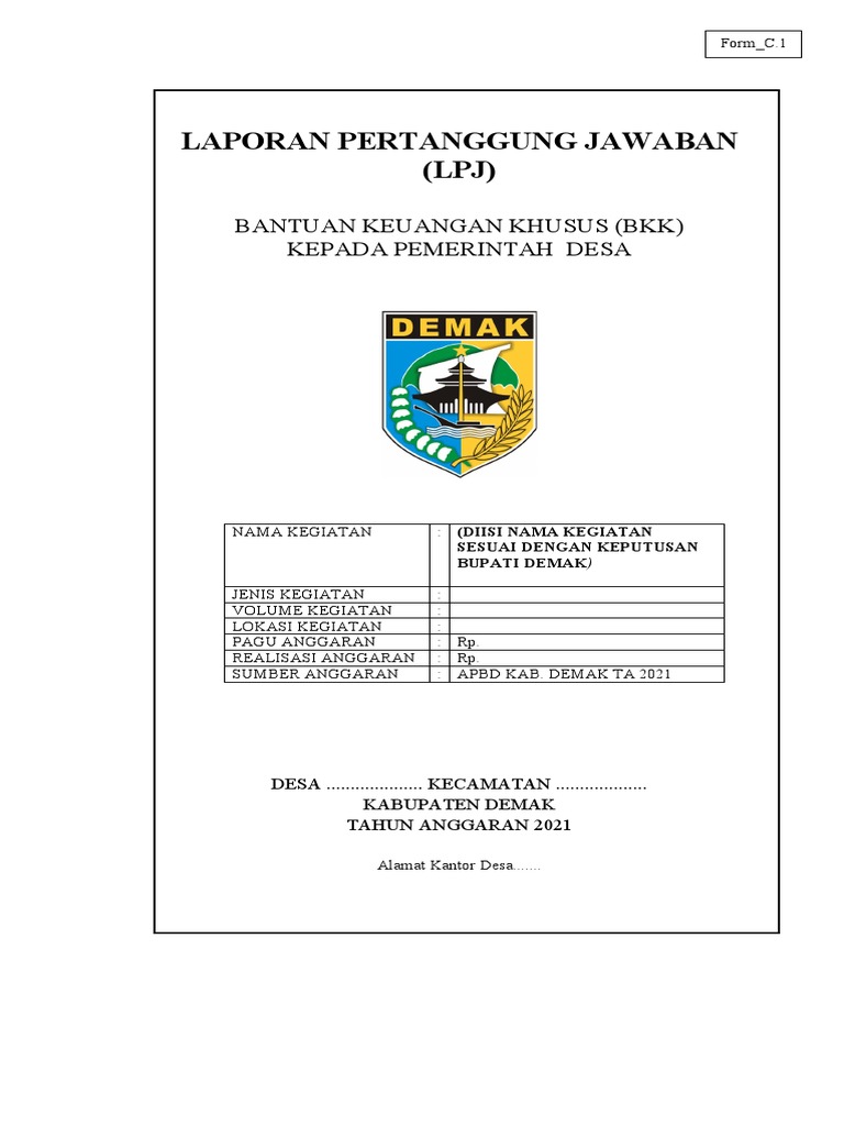 C1. Form LPJ WORD | PDF