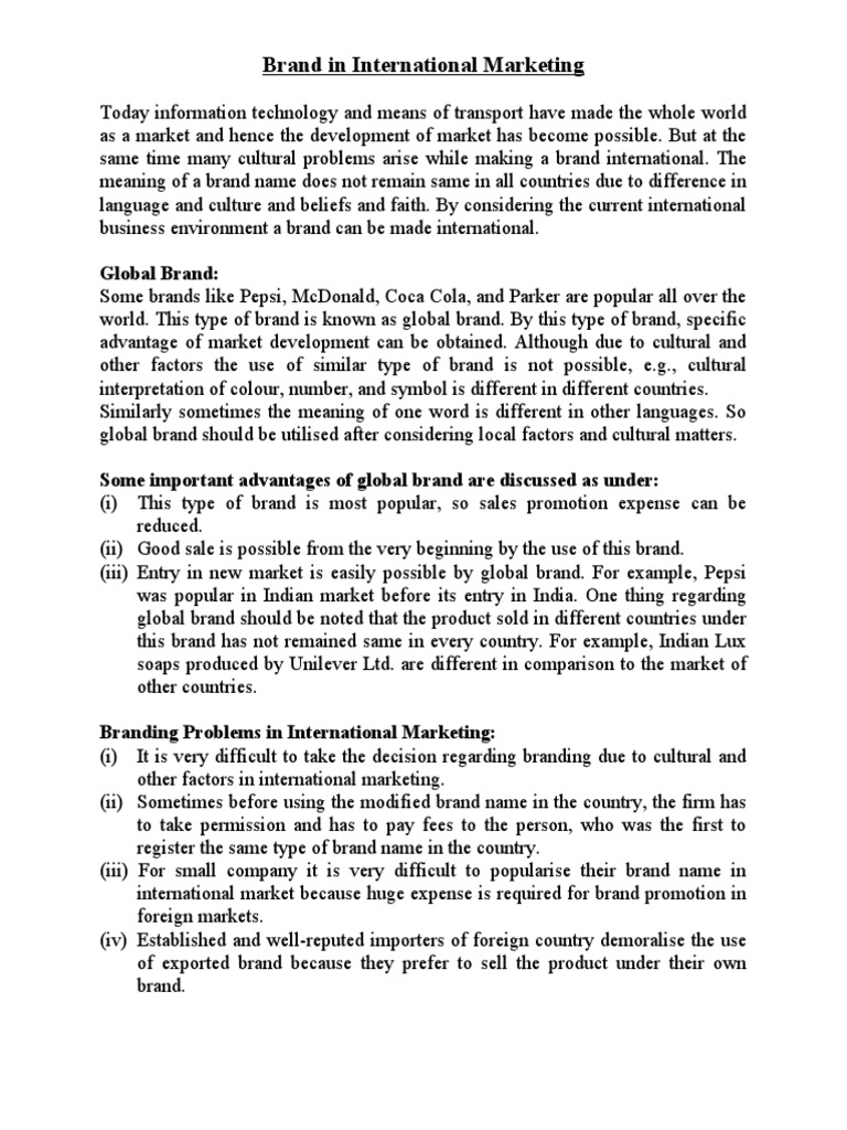 Unit 4 - Branding | PDF | Brand | Procter & Gamble