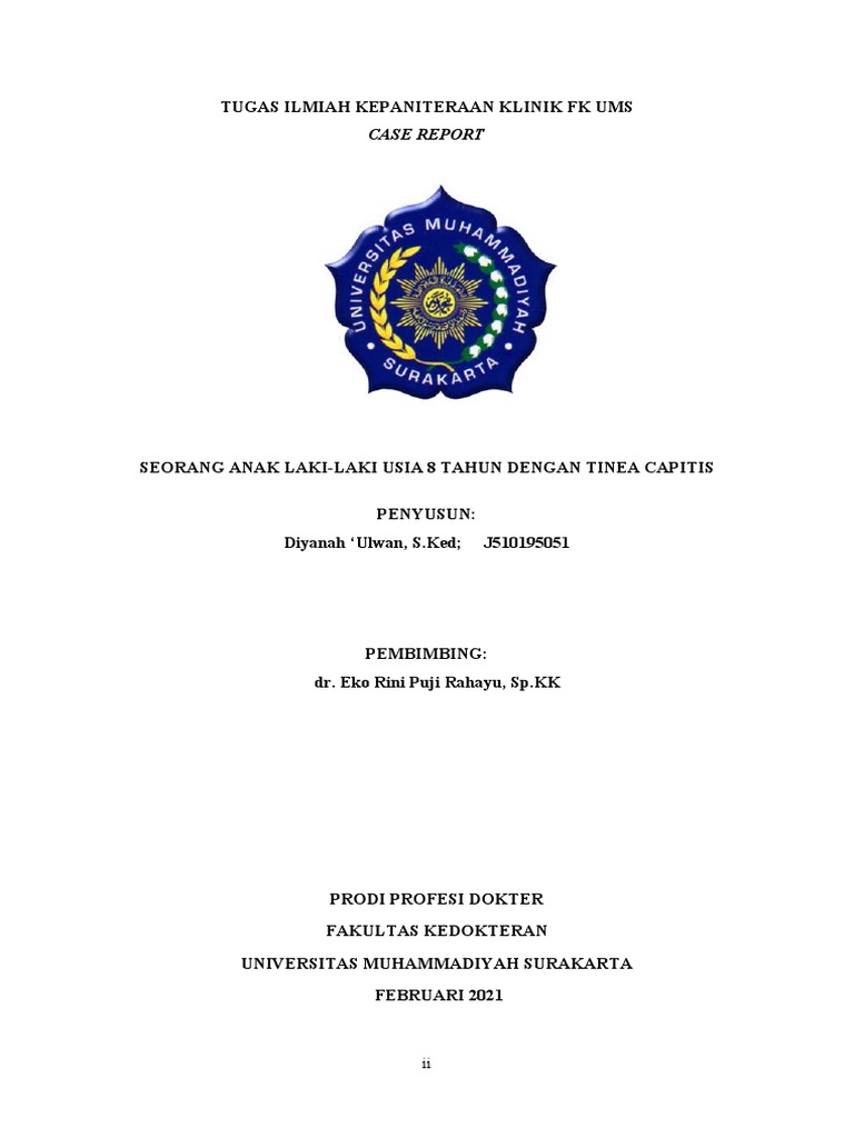 Case Report 1 Tinea Capitis | PDF