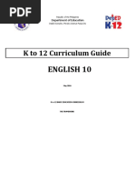 English Curriculum Guide For Grade 10 | PDF | Reading Comprehension ...