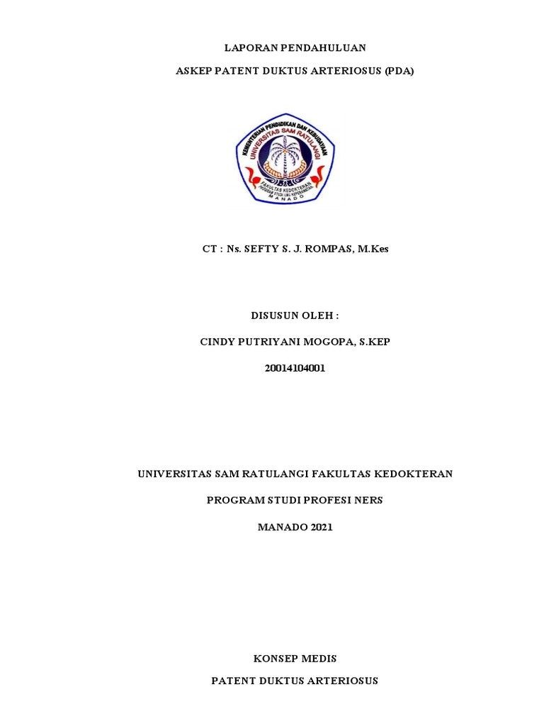 Laporan Pendahuluan Pda | PDF