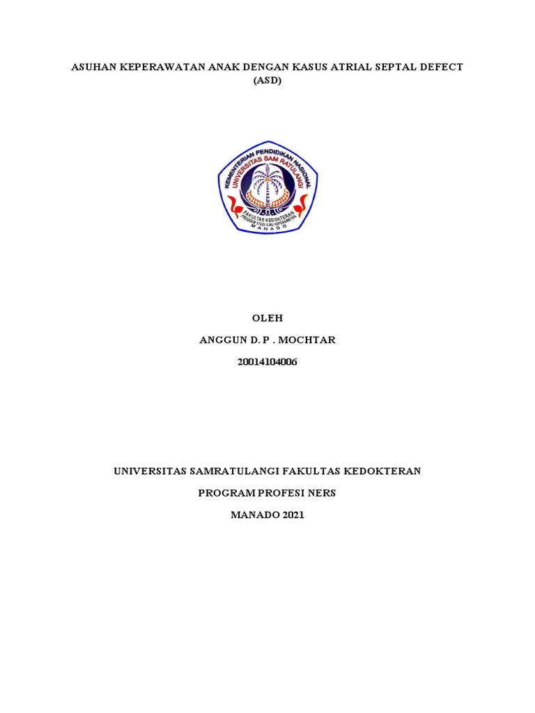 Askep Asd-1 | PDF
