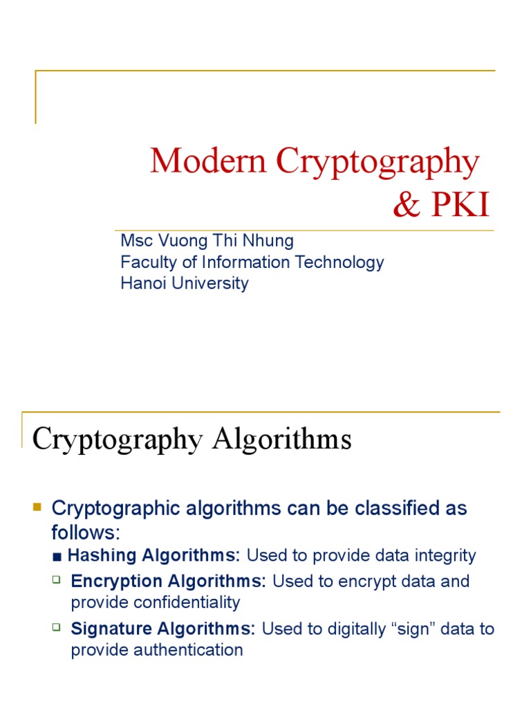 03 - New - Modern Cryptography | PDF | Cryptography | Encryption