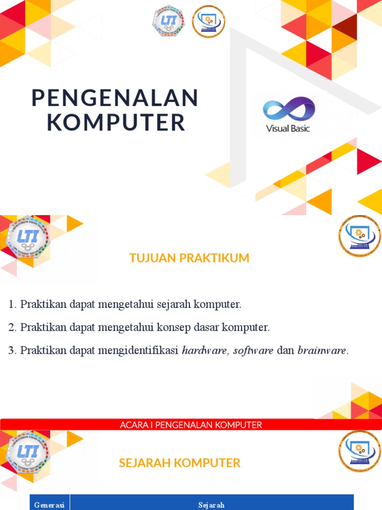 Acara 1 Pengenalan Komputer | PDF | Komputer