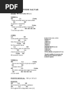 LEVANTATE SEÑOR, Miel San Marcos - Acordes | PDF