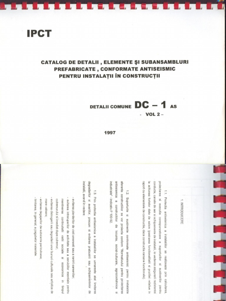 Catalog de Detalii, Elemente Si Subansambluri Prefabricate, Conformate ...