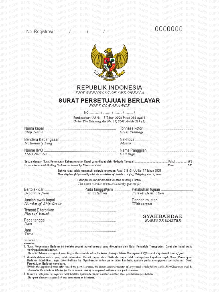 SPB - Surat Persetujuan Berlajar 2020 (Backround DJPD) | PDF