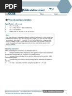 Physics AQA Paper 2 GCSE 2024 Unofficial Markscheme | PDF | Force | Planets