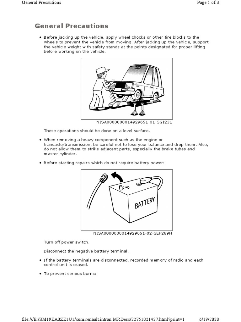 Vehicle Maintenance Safety Tips | PDF | Vehicles | Bearing (Mechanical)