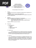 Munting Pagsinta | PDF