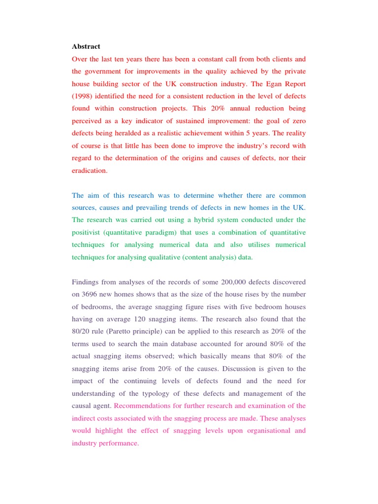 Sample Abstracts Combined 20 21 | PDF | Quantitative Research ...