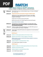 2026 IMG Match Timeline Overview | PDF | Medical Education