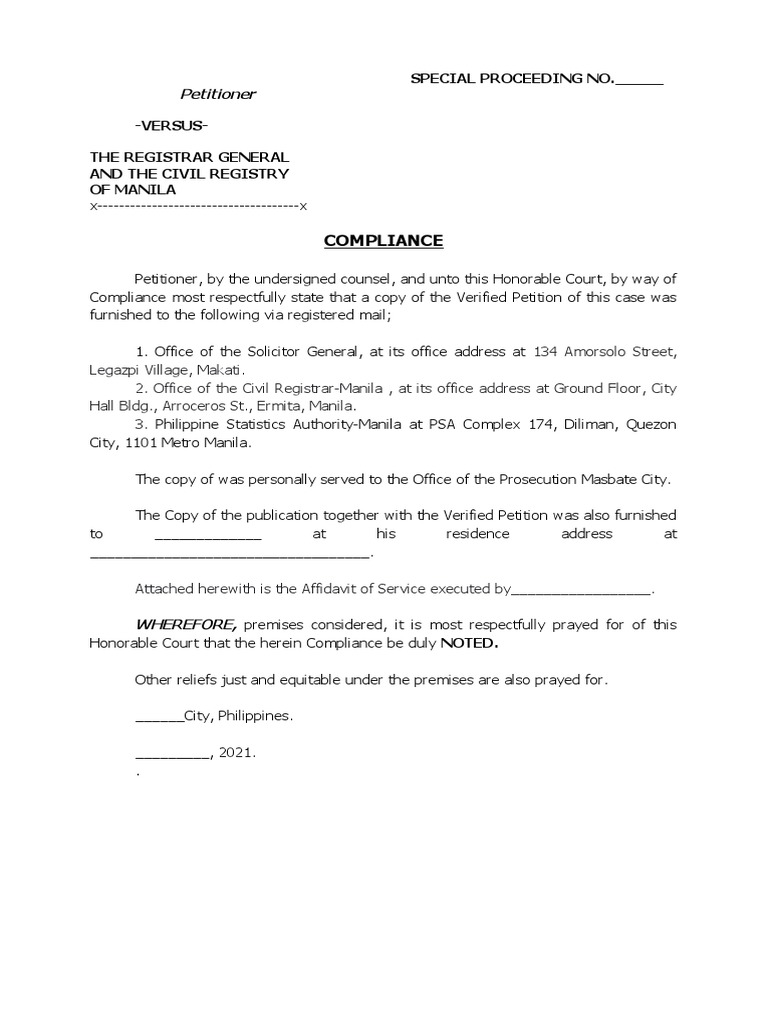 Compliance Order | PDF