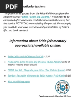 Frida Kahlo Classroom Guide | PDF | Social Science | General Fiction