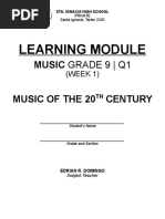 Music 10 Quarter 1 Module 2 | PDF | Musical Forms | Performing Arts