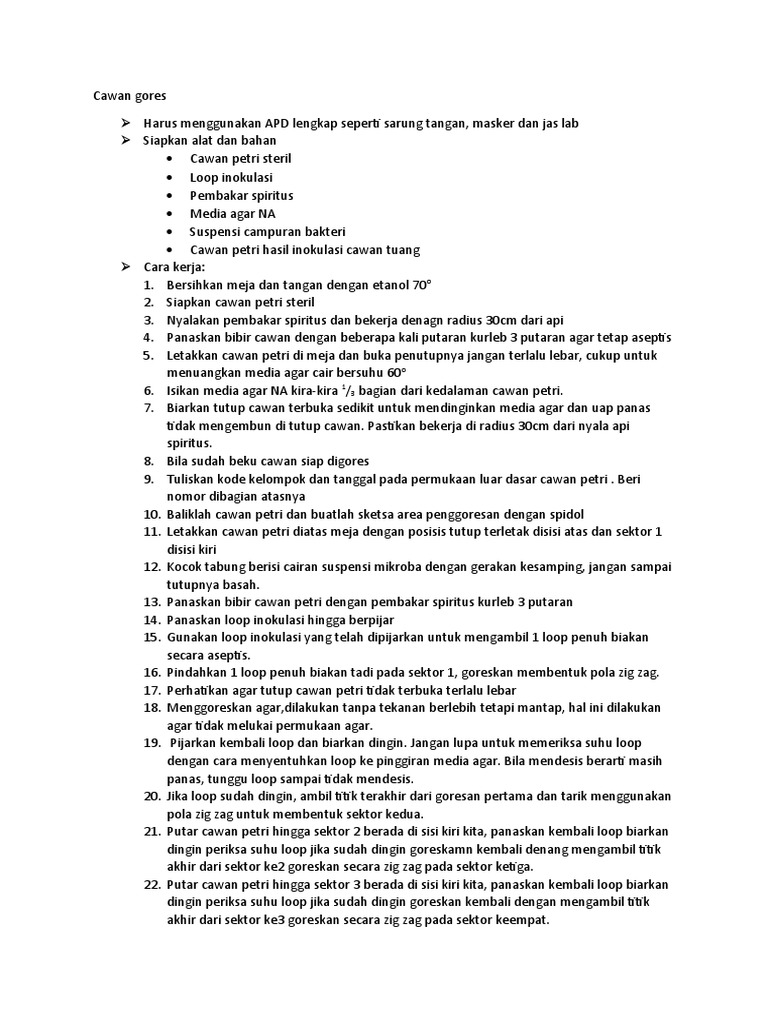 Metode Cawan Gores | PDF