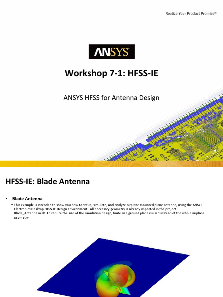 ANSYS HFSS Antenna W07 1 HFSS-IE | PDF | Menu (Computing) | Computer Science