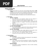 Sample Self Declaration Letter | PDF