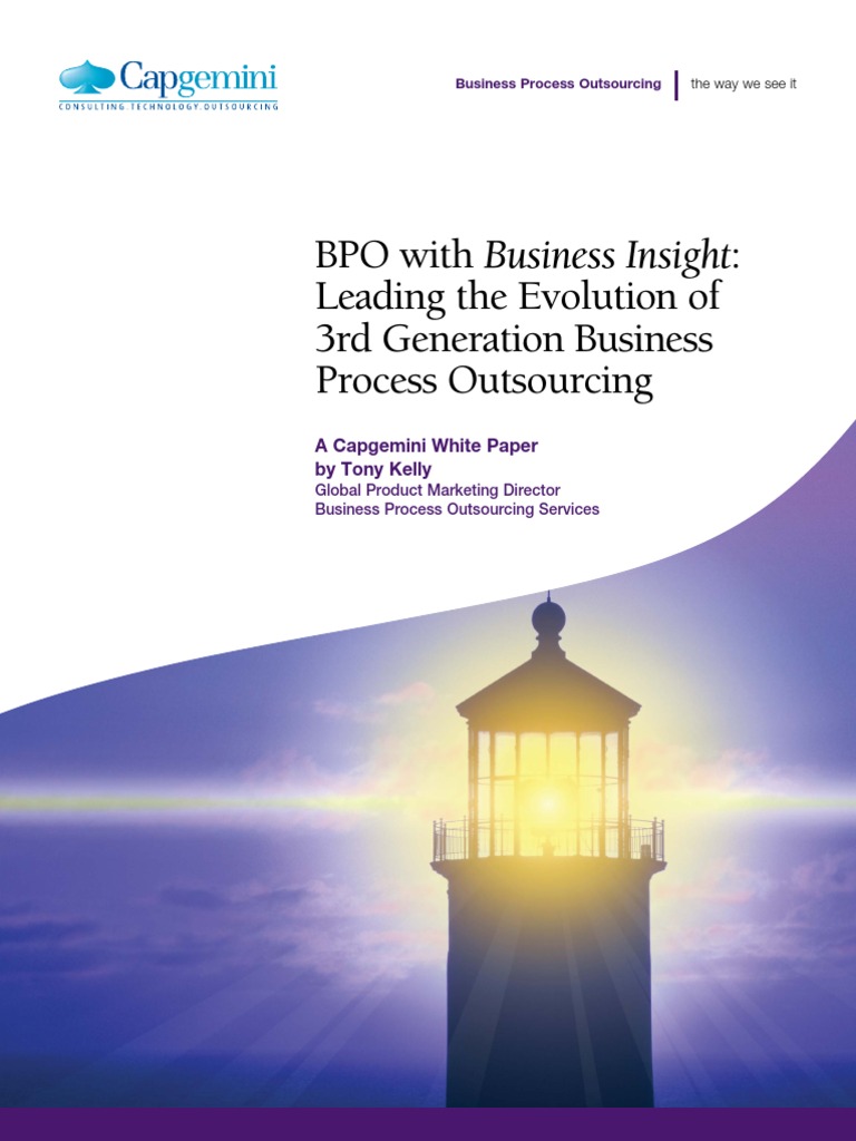BPO With Leading The Evolution of 3rd Generation Business Process ...