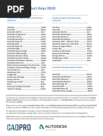 Product KEY 2019 | PDF | Autodesk | Software Industry