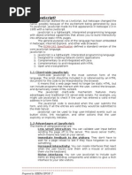 JavaScript Notes | PDF | Java Script | Control Flow
