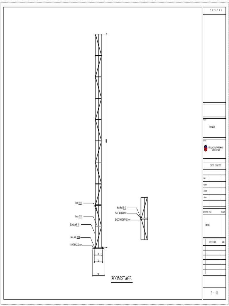 Catatan: Drawing Title Scale | PDF